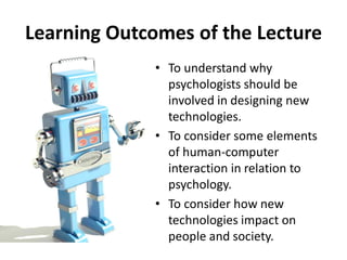 Psychology Human Computer Interaction | PDF