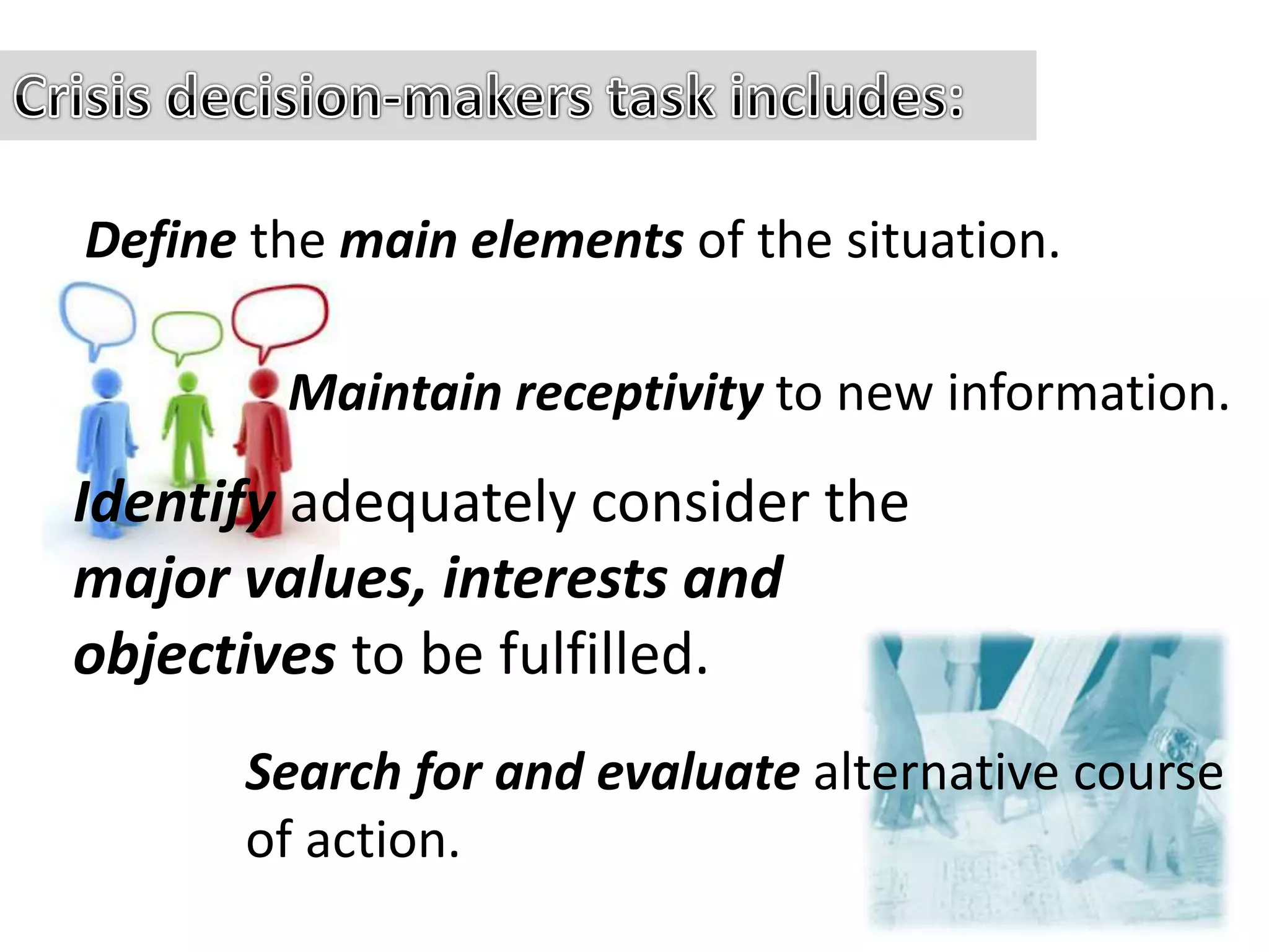 Psychology in Crisis Management Decision | PPTX