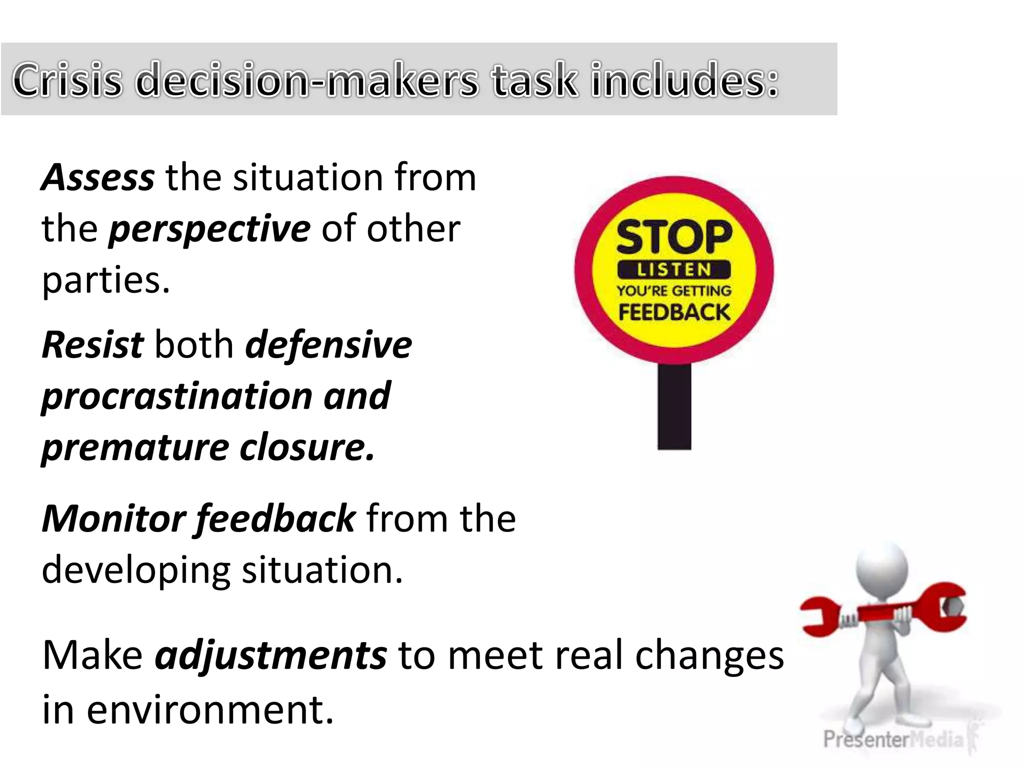 Psychology in Crisis Management Decision | PPTX