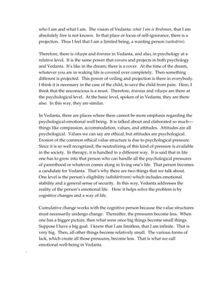 Psychology in vedanta | PDF | Mental Health | Diseases and Conditions