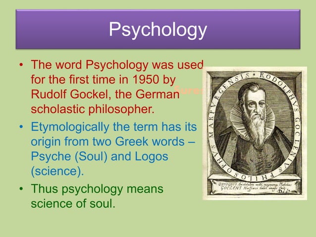 Psychology – Meaning and Definition | PPT