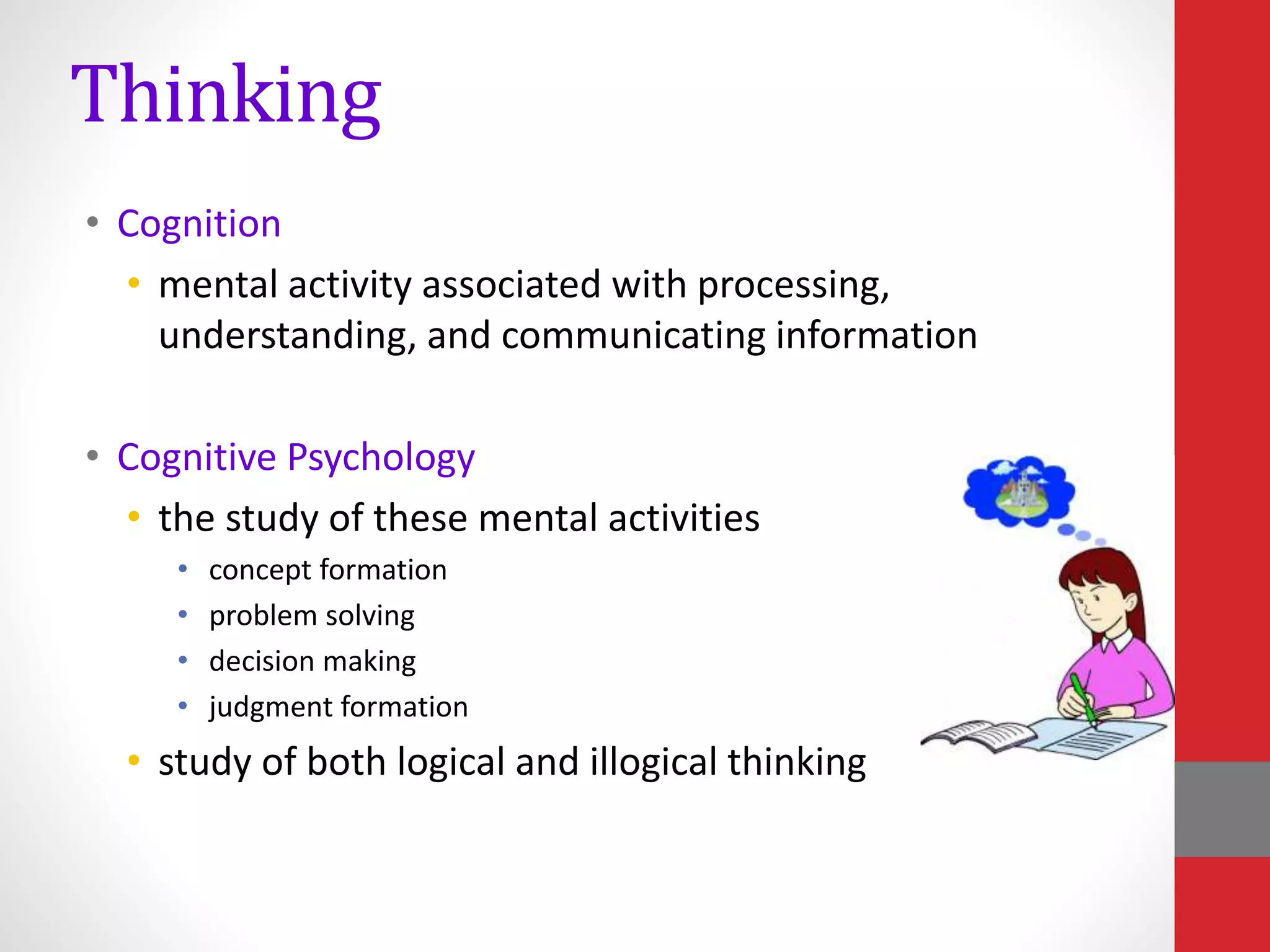 Psychology memory cognition language power point | PPTX