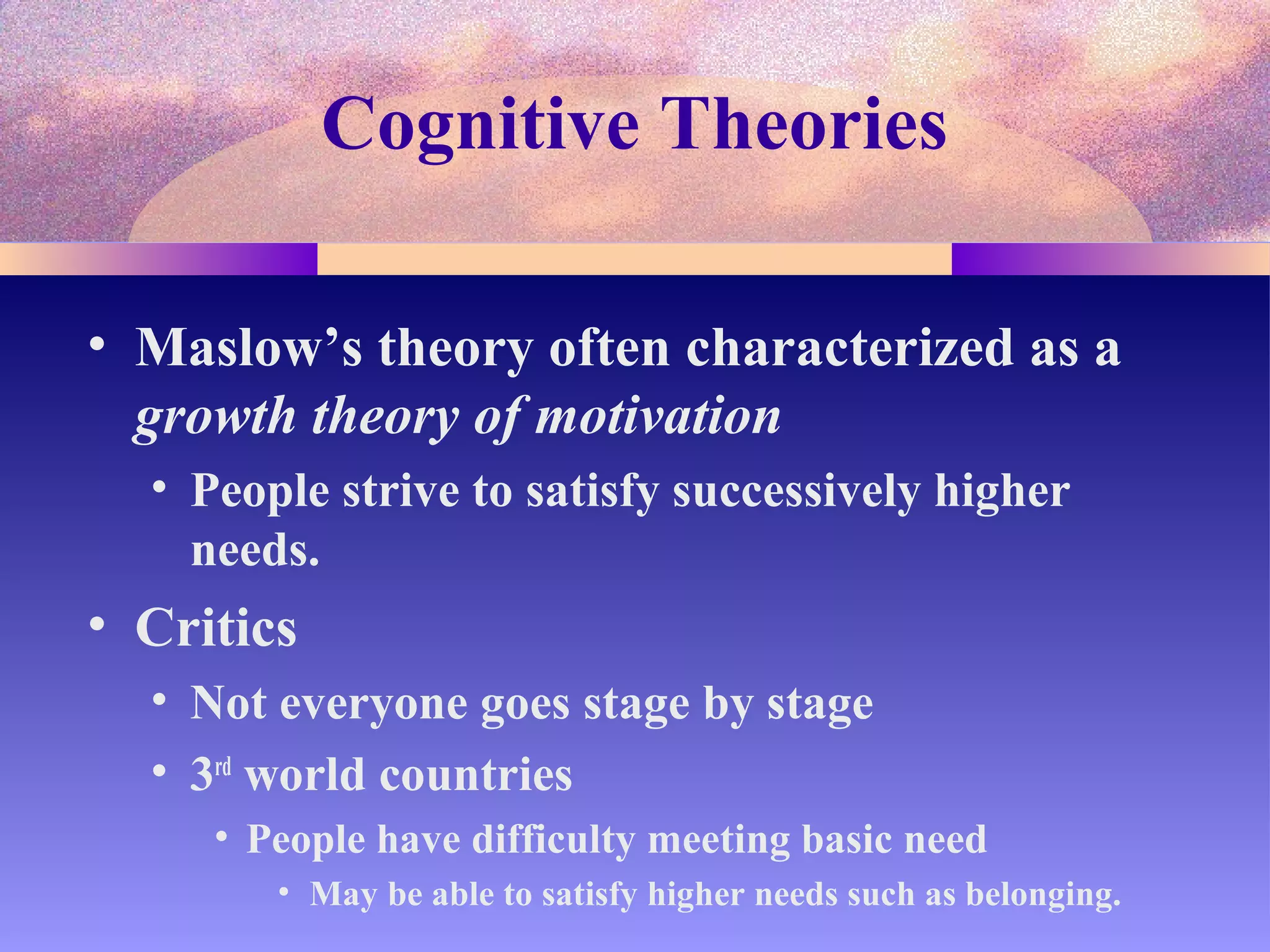 Psychology Chapter 7 Motivation & Emotion | PPT