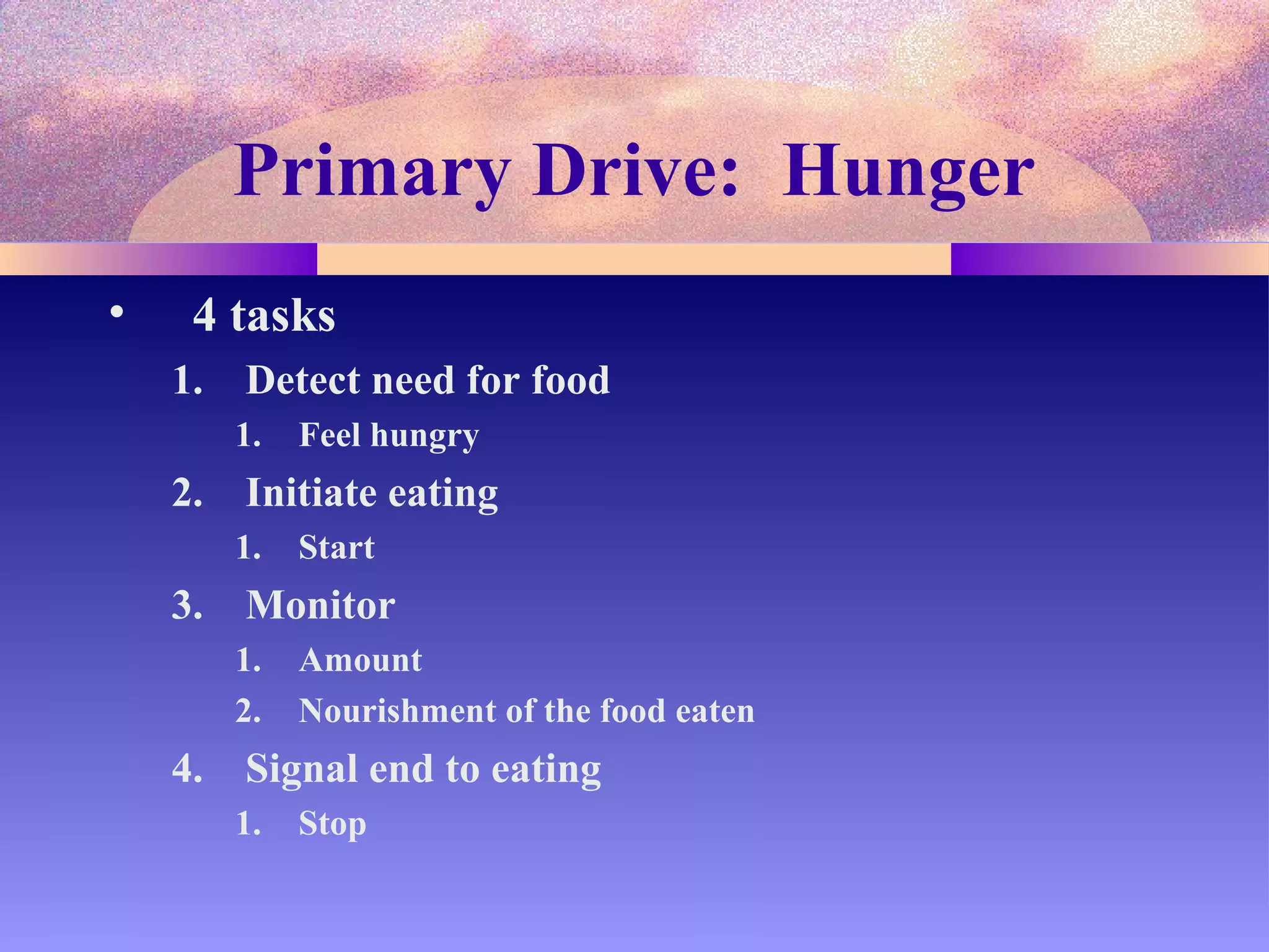 Psychology Chapter 7 Motivation & Emotion | PPT