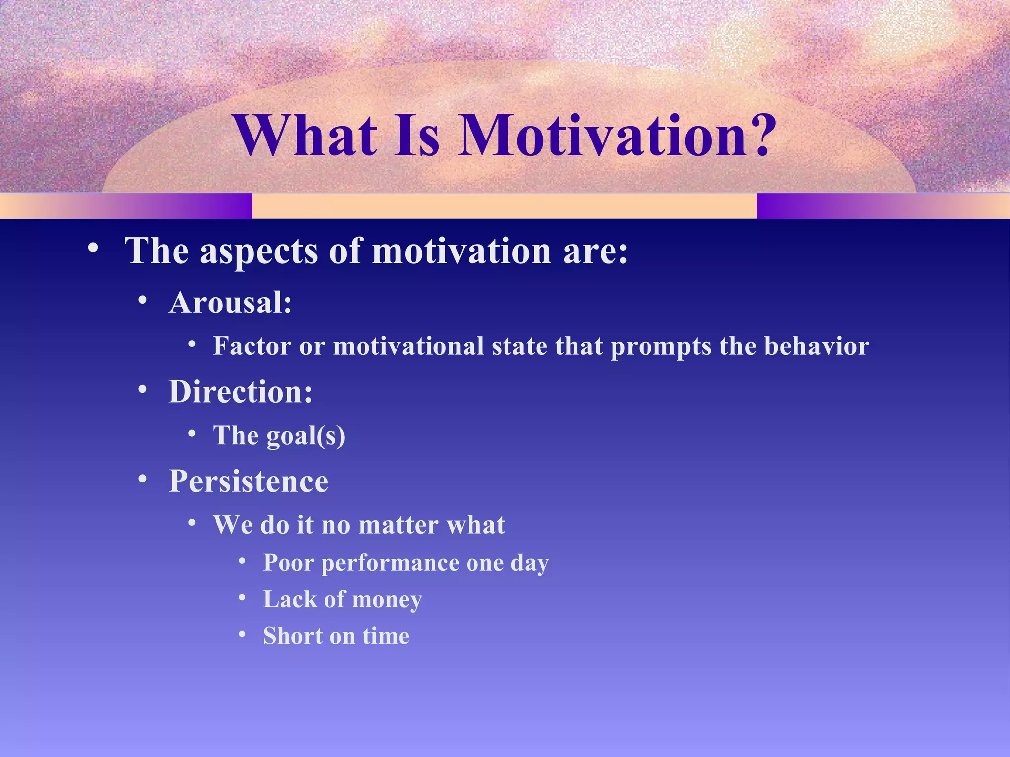 Psychology Chapter 7 Motivation & Emotion | PPT