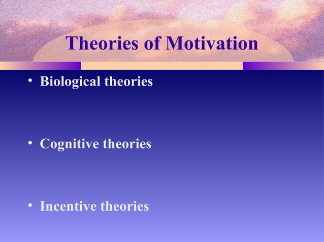 Psychology Chapter 7 Motivation & Emotion | PPT