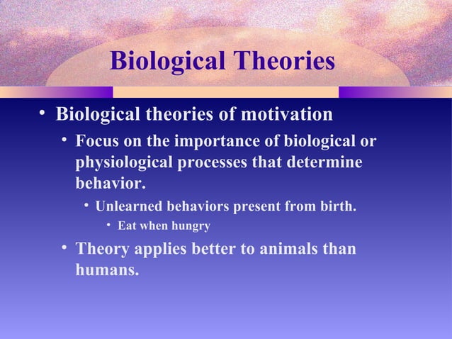 Psychology Chapter 7 Motivation & Emotion | PPT