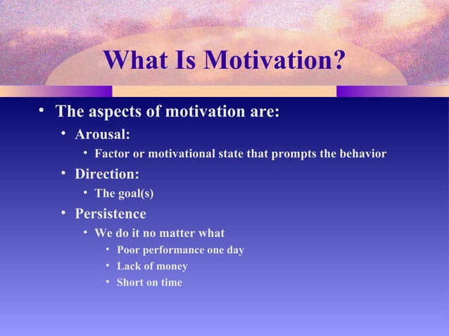 Psychology Chapter 7 Motivation & Emotion | PPT