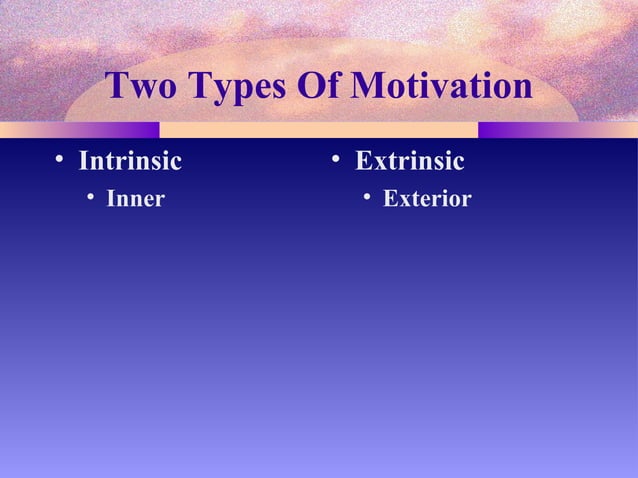Psychology Chapter 7 Motivation & Emotion | PPT