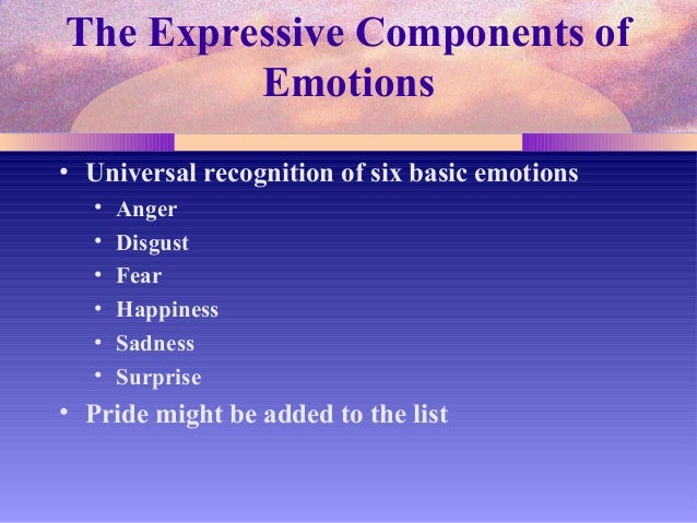 The basic components of emotion are - molibangkok