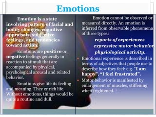 Psychology: Motivation And Emotion | PPTX
