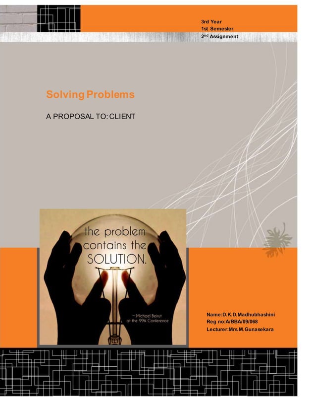 Problem solving in Psychology perspect | DOCX