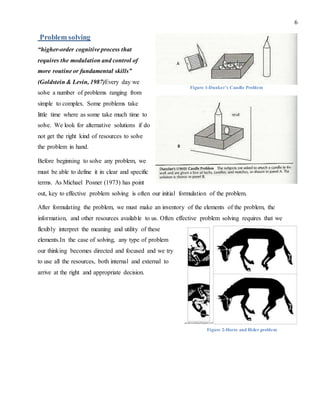 Problem solving in Psychology perspect | DOCX