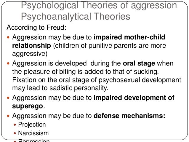 Psychology of aggression
