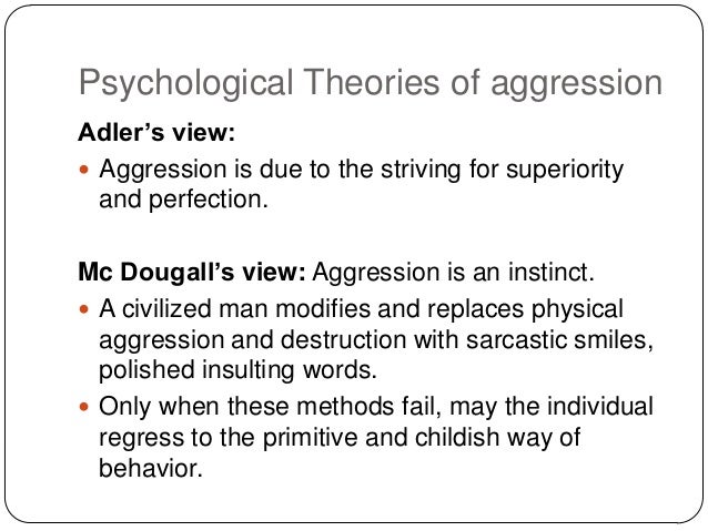 Psychology of aggression