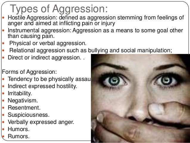 Psychology of aggression