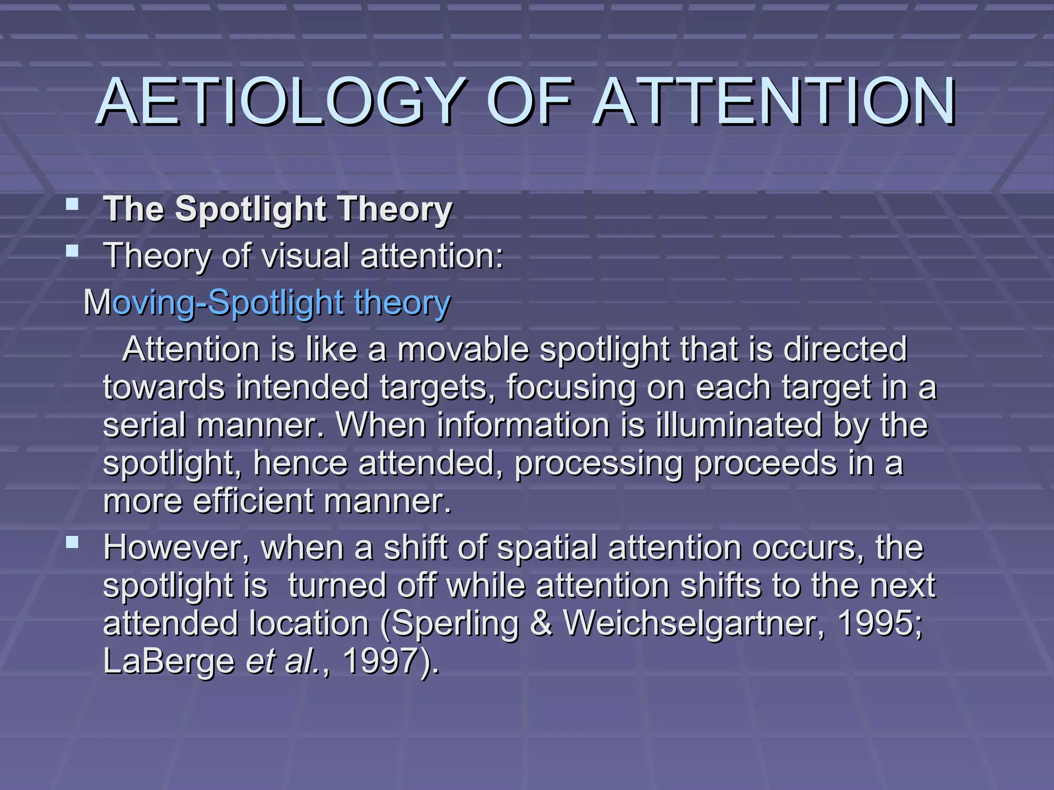 Psychology of attention | PPT