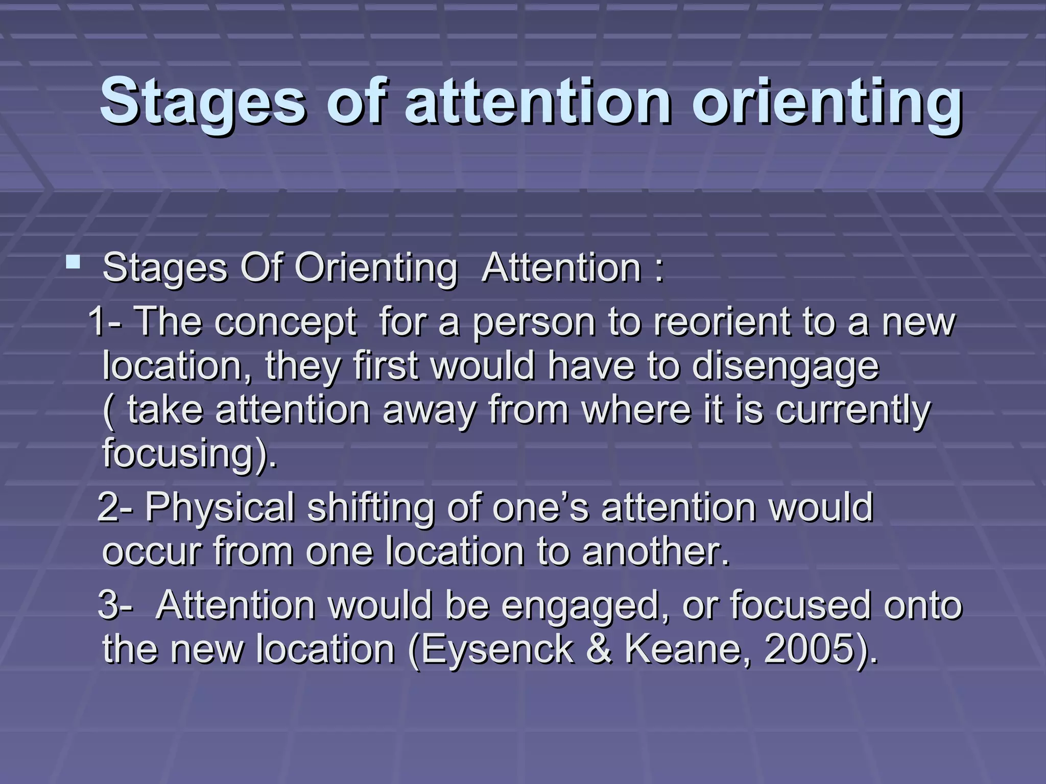 Psychology of attention | PPT