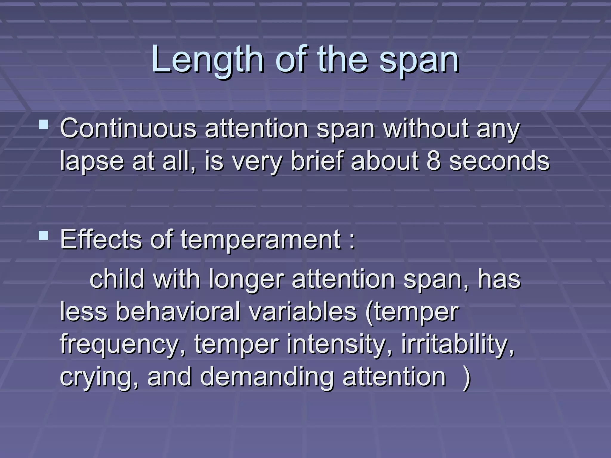 Psychology of attention | PPT