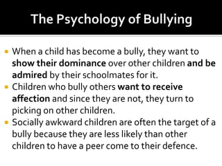 The Psychology of Bullying. Statistics & Societal Response Ireland. By ...