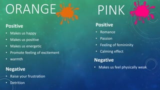 Psychology of color | PPTX