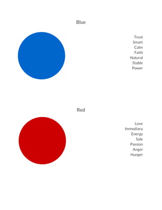 Psychology of Colors | PDF