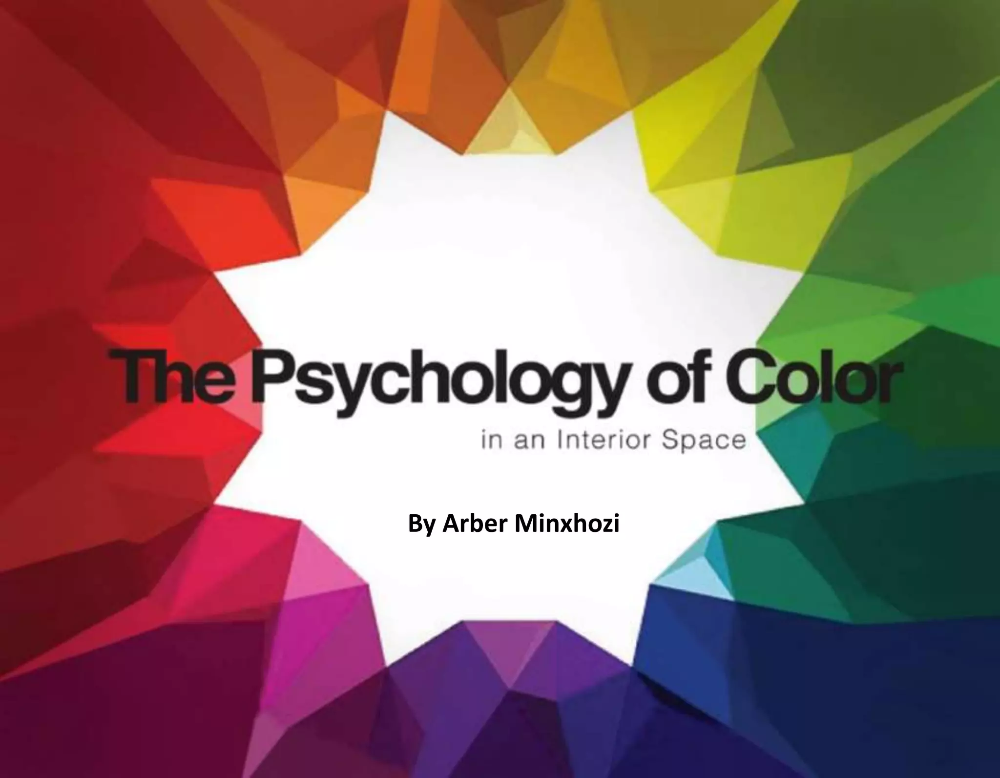 Psychology of colors final | PPT