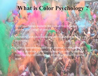 Psychology of colors final | PPT