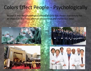 Psychology of colors final | PPT