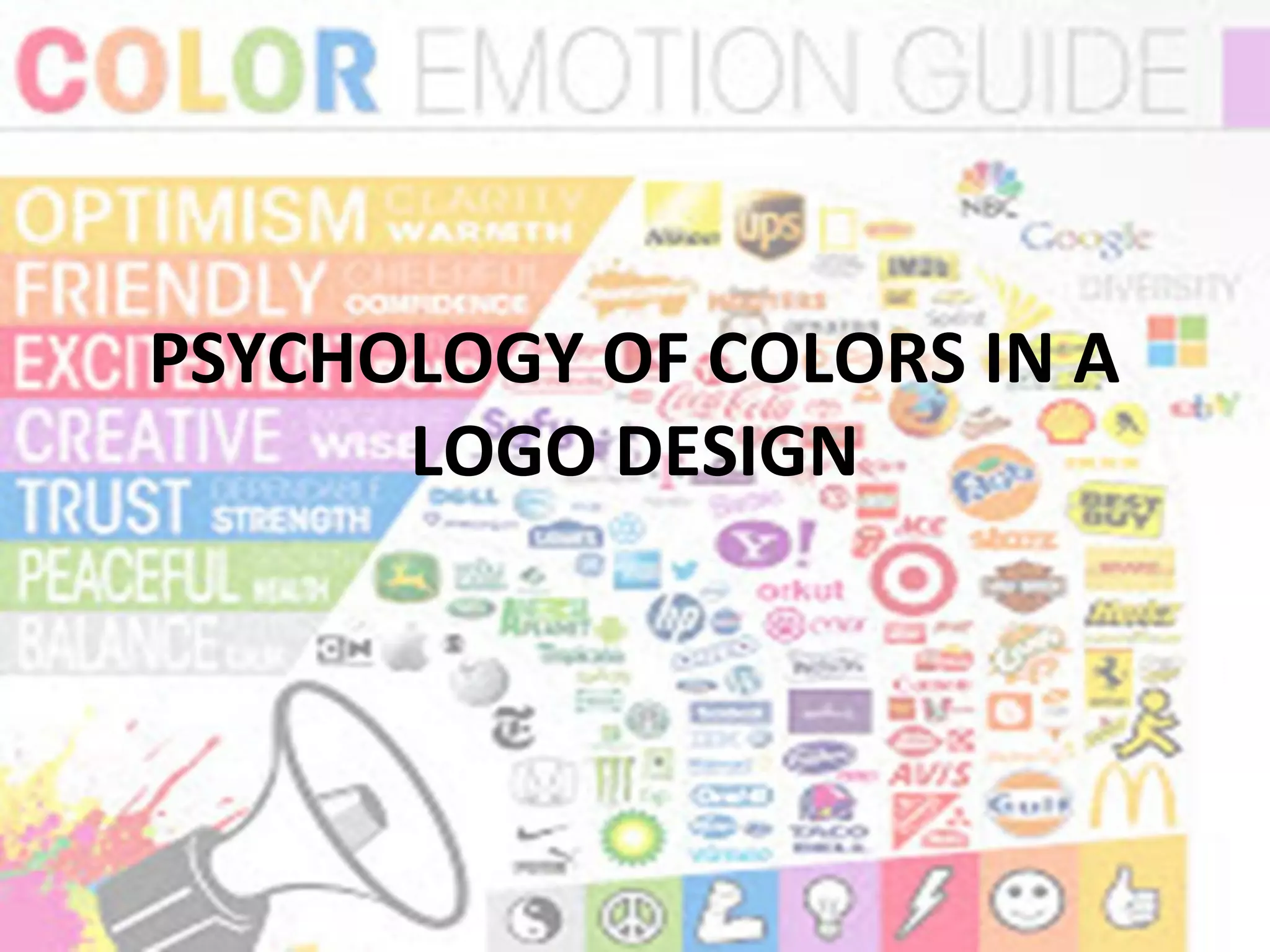 Psychology of colors in a logo design | PPT