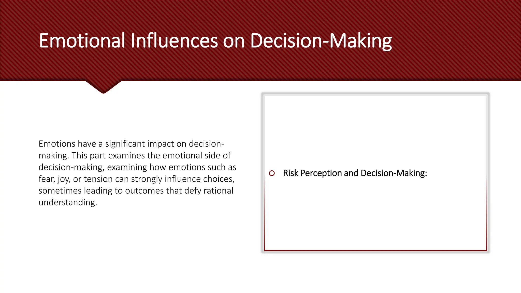 Deciphering Choices: The Psychology of Decision-Making | PPTX