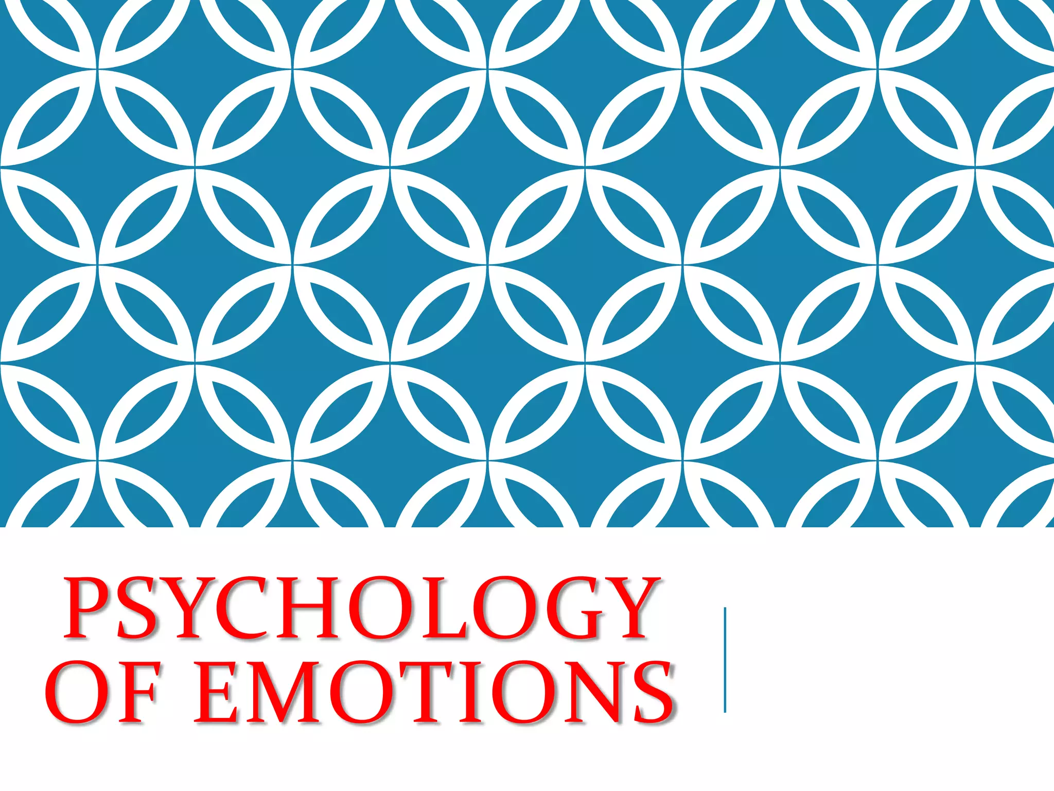 Psychology of Emotions | PPT