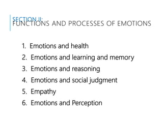 Psychology of Emotions | PPT