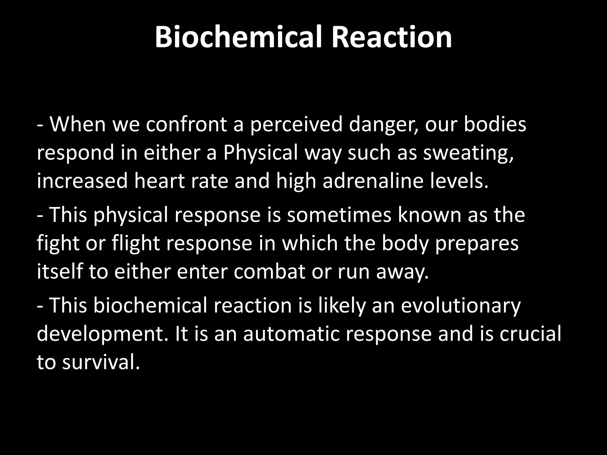 Psychology of fear. | PPTX