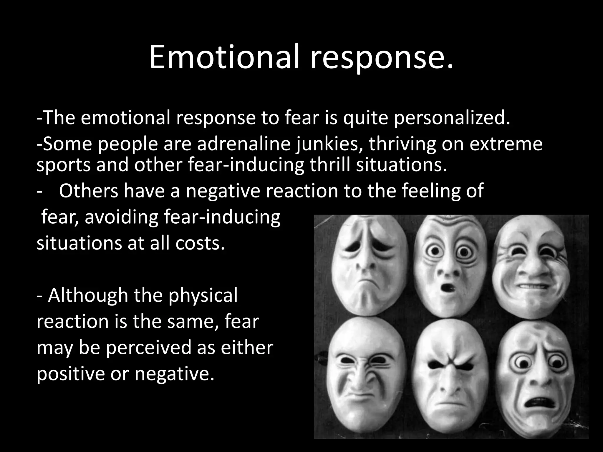 Psychology of fear. | PPTX
