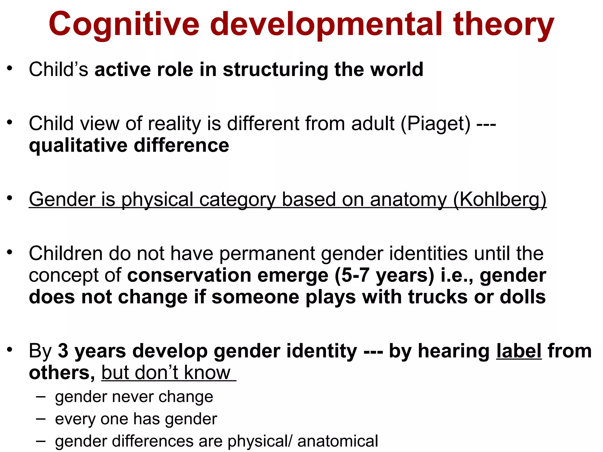 Psychology of gender | PPT