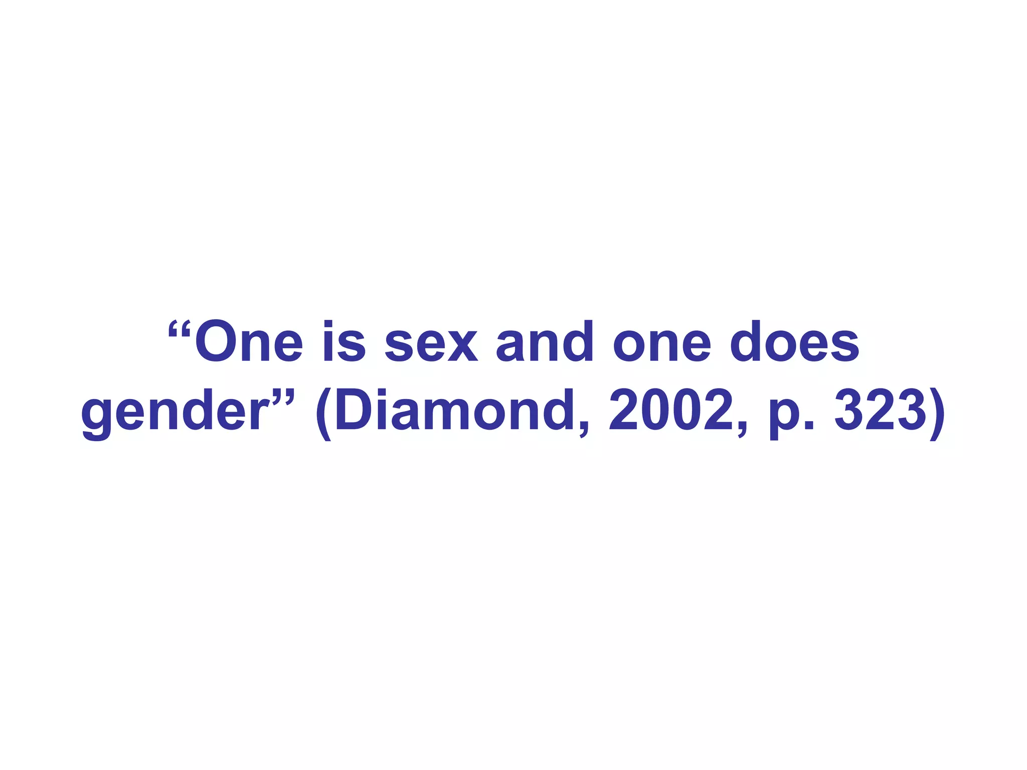 Psychology of gender | PPT