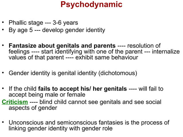 Psychology of gender | PPT