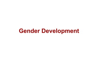Psychology of gender | PPT