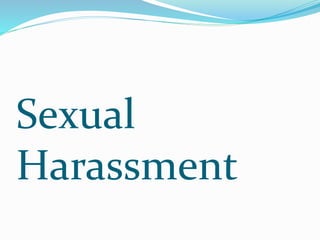 Sexual Harassment | PPT