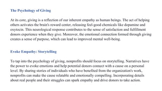 Master the psychology behind effective fundraising! | PPT