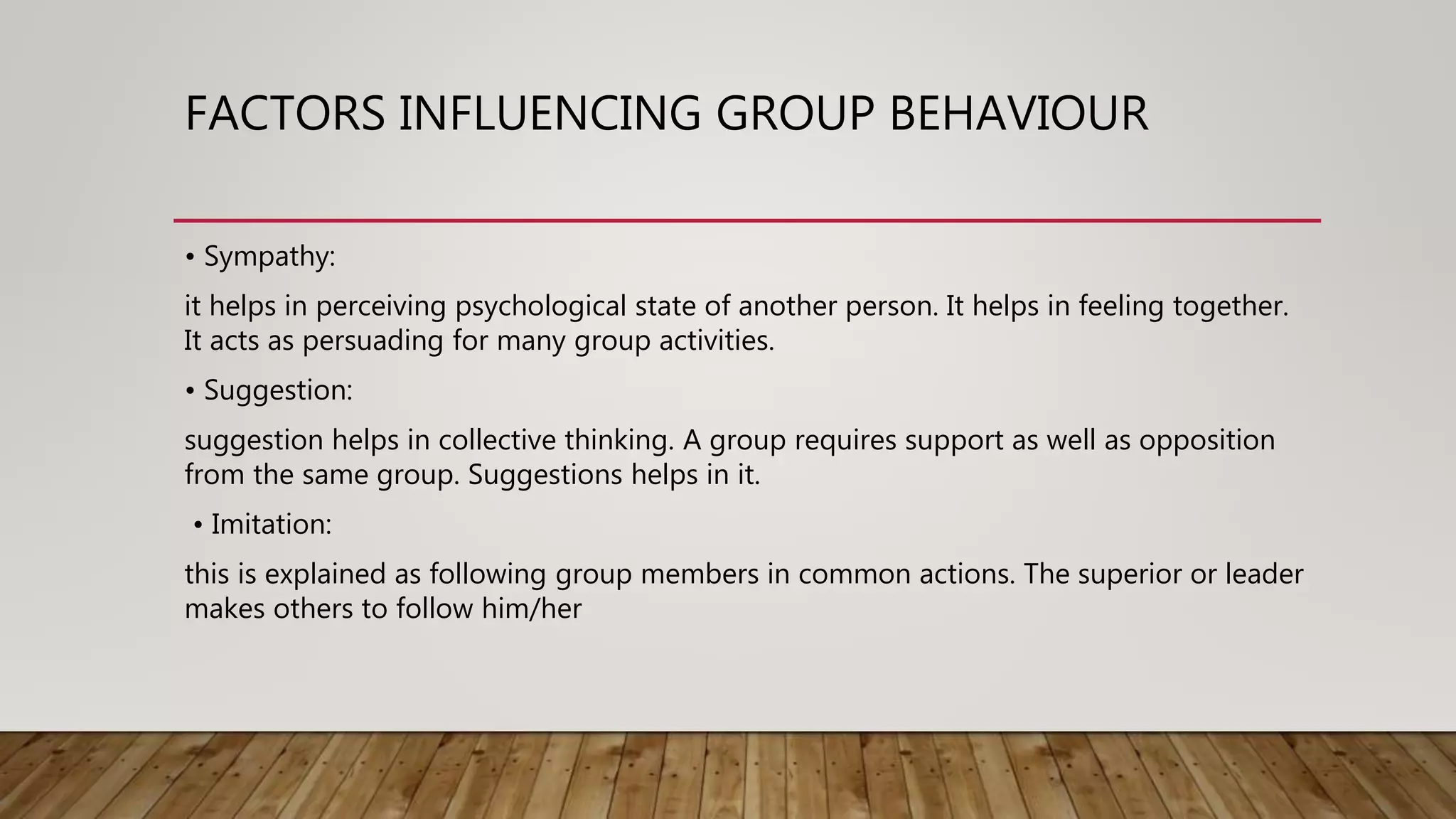 Psychology of groups | PPTX