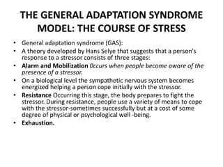 Psychology of healthy stress and coping | PPTX