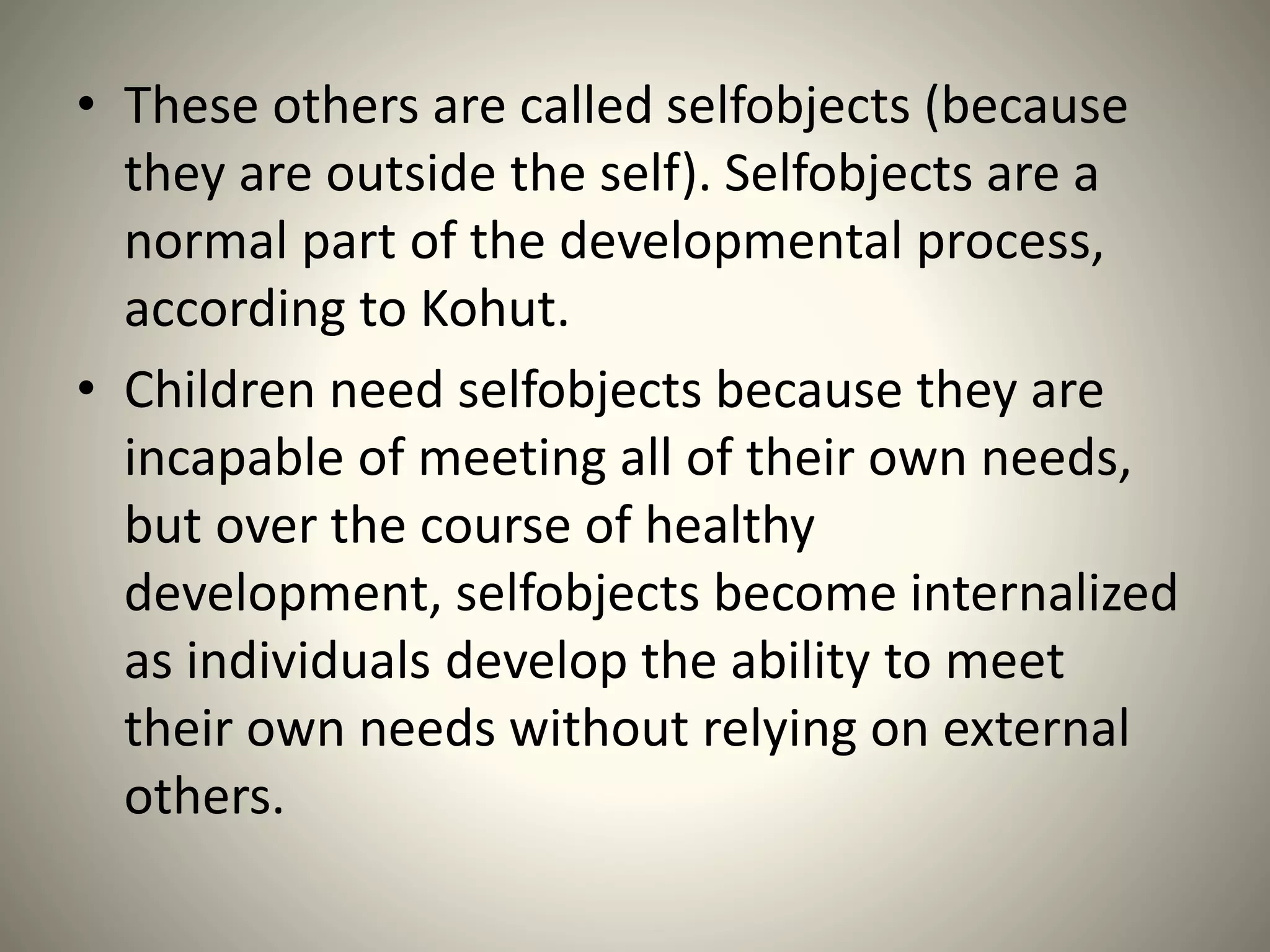 OVERVIEW OF OBJECT RELATIONS AND ATTACHMENT THEORIES | PPTX