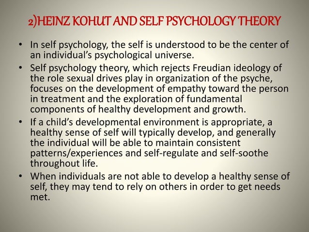 OVERVIEW OF OBJECT RELATIONS AND ATTACHMENT THEORIES | PPTX