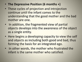 OVERVIEW OF OBJECT RELATIONS AND ATTACHMENT THEORIES | PPTX