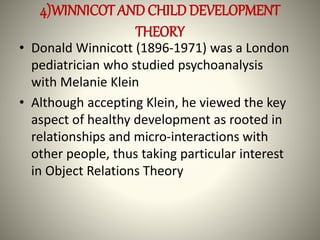 OVERVIEW OF OBJECT RELATIONS AND ATTACHMENT THEORIES | PPTX