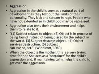 OVERVIEW OF OBJECT RELATIONS AND ATTACHMENT THEORIES | PPTX