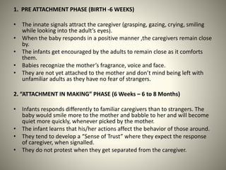 OVERVIEW OF OBJECT RELATIONS AND ATTACHMENT THEORIES | PPTX