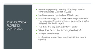 Psychology of Law: 3 Critical Empirical Legal Problems (Presentation ...